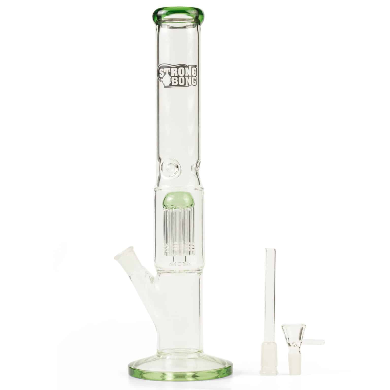 Glass Bong 16″ | Straight | 8-Arm Tree Percolator - Strong Bong